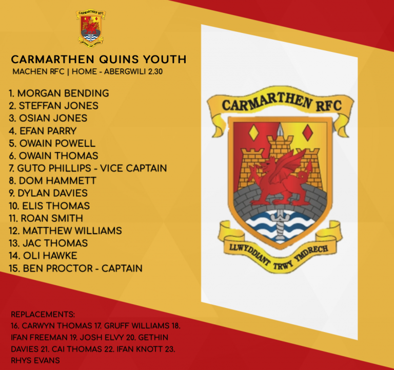 CARMARTHEN QUINS : Official Website – Croeso i wefan swyddogol newydd ...