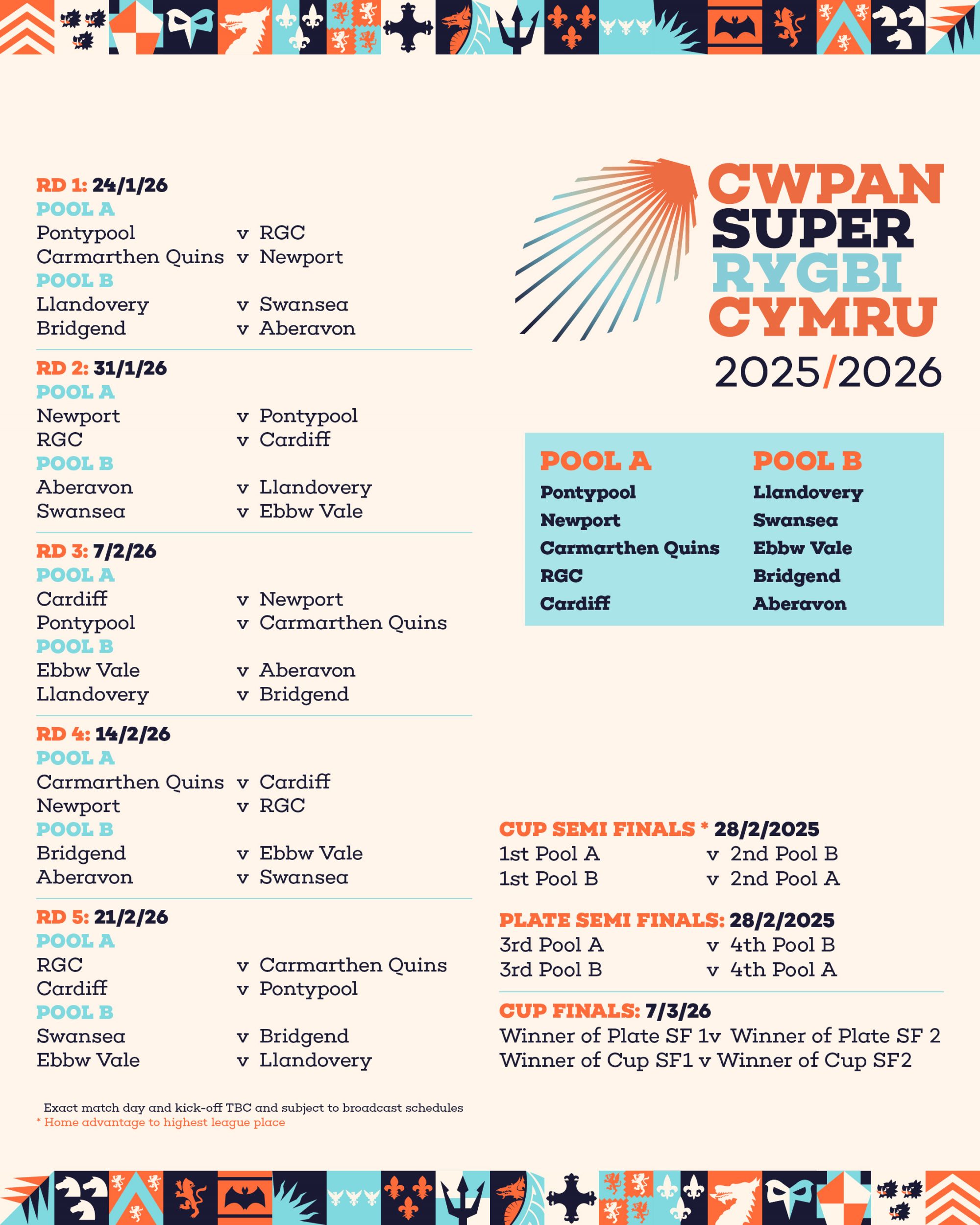 Super Rygbi Cymru Cup fixtures – CARMARTHEN QUINS : Official Website